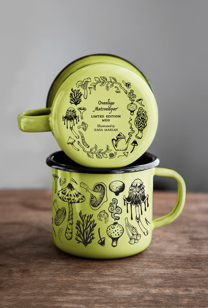 Pastel Fungi Enamel Mug – Saga Mariah Shop